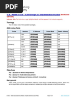 12.9.1 Implement A Subnetted IPv6 Addressing Scheme | PDF | I Pv6 | Computer Science
