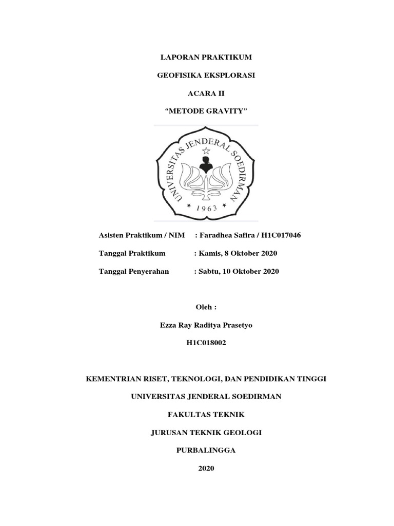 Metode Gravity dalam Geofisika Eksplorasi | PDF