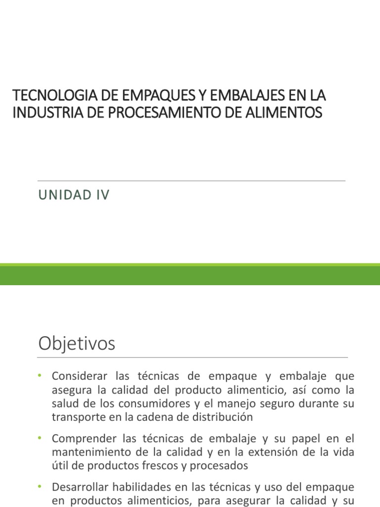 C10 - Materiales de Empaque 2020 | PDF | Alimentos | Papel