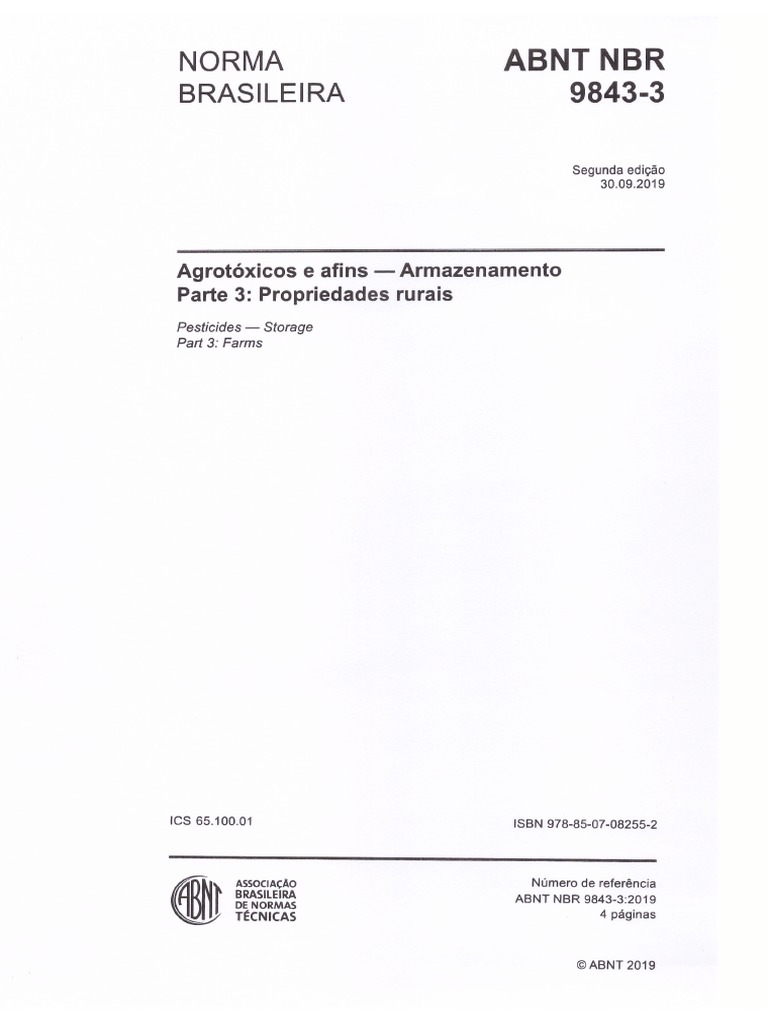 NBR 9843 3 | PDF