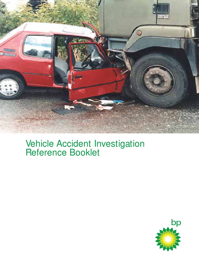 Vehicle Accident Investigation Reference Booklet | PDF | Road | Traffic