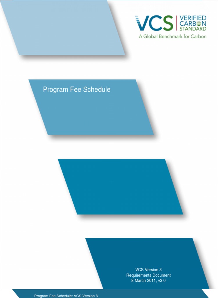 Program Fee Schedule - V3.0 | PDF | Copyright | Fee