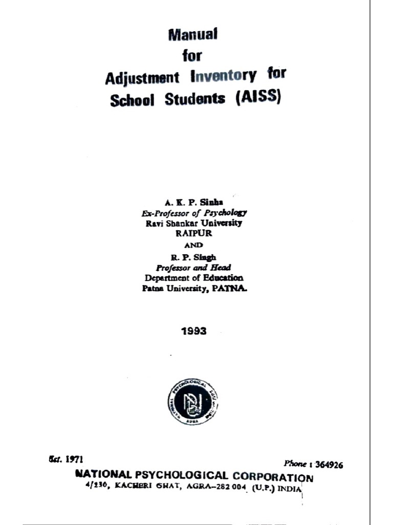 AISS Manual | PDF