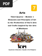 ARTS7 Q3 M4 Appreciation of Arts and Crafts of Mindanao and Their Usage v4 | PDF | Clothing ...
