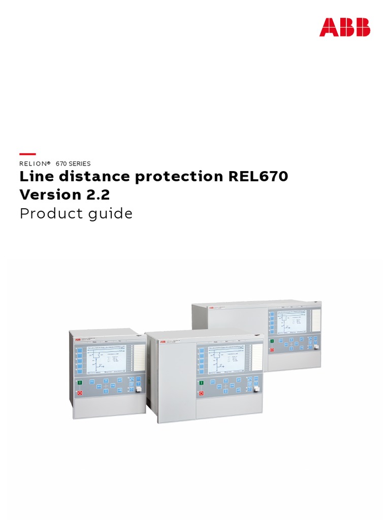 Line Distance Protection REL670: Product Guide | PDF | Manufactured ...