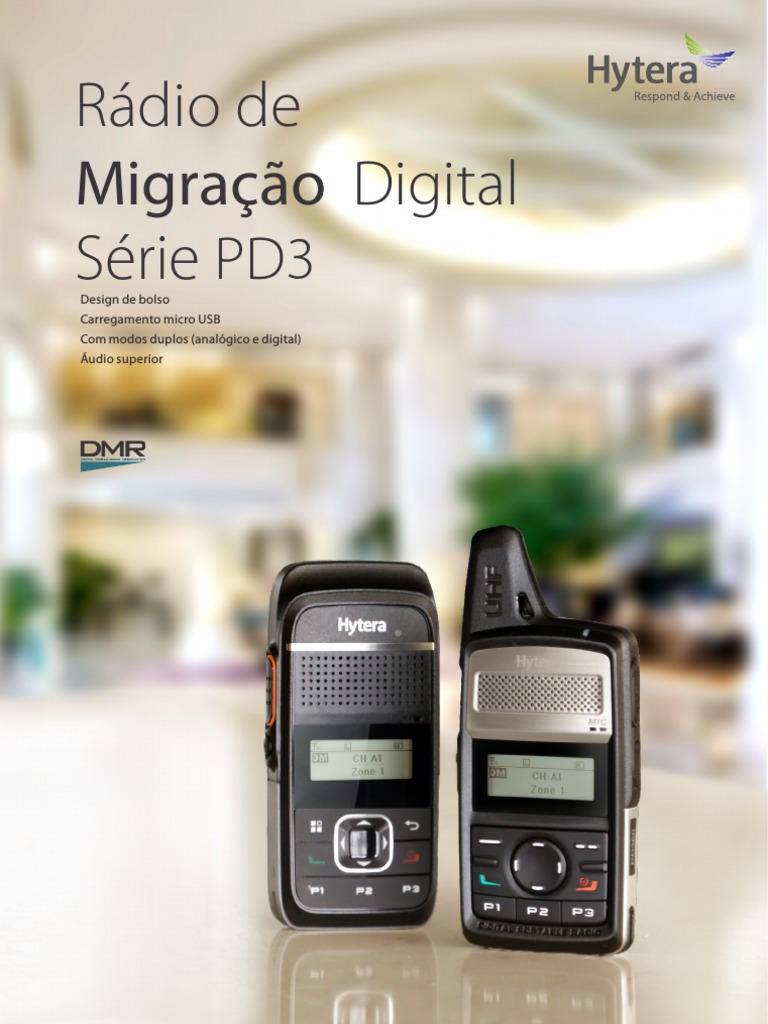 Hytera PD356 e PD366 | PDF | Rádio | Telecomunicações