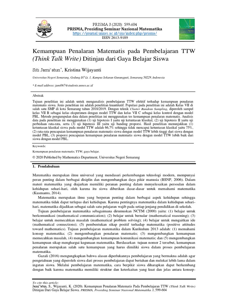 Jami'atun & Wijayanti | PDF