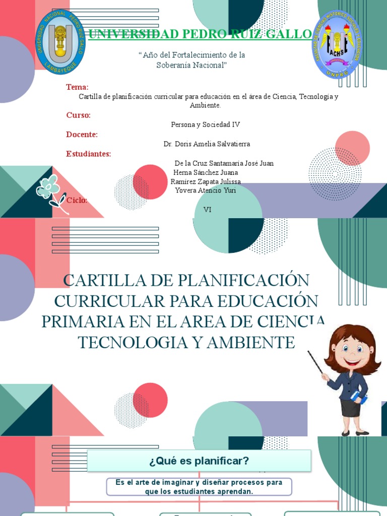 La Cartilla de Planificacion Curricular | PDF | Aprendizaje | Planificación
