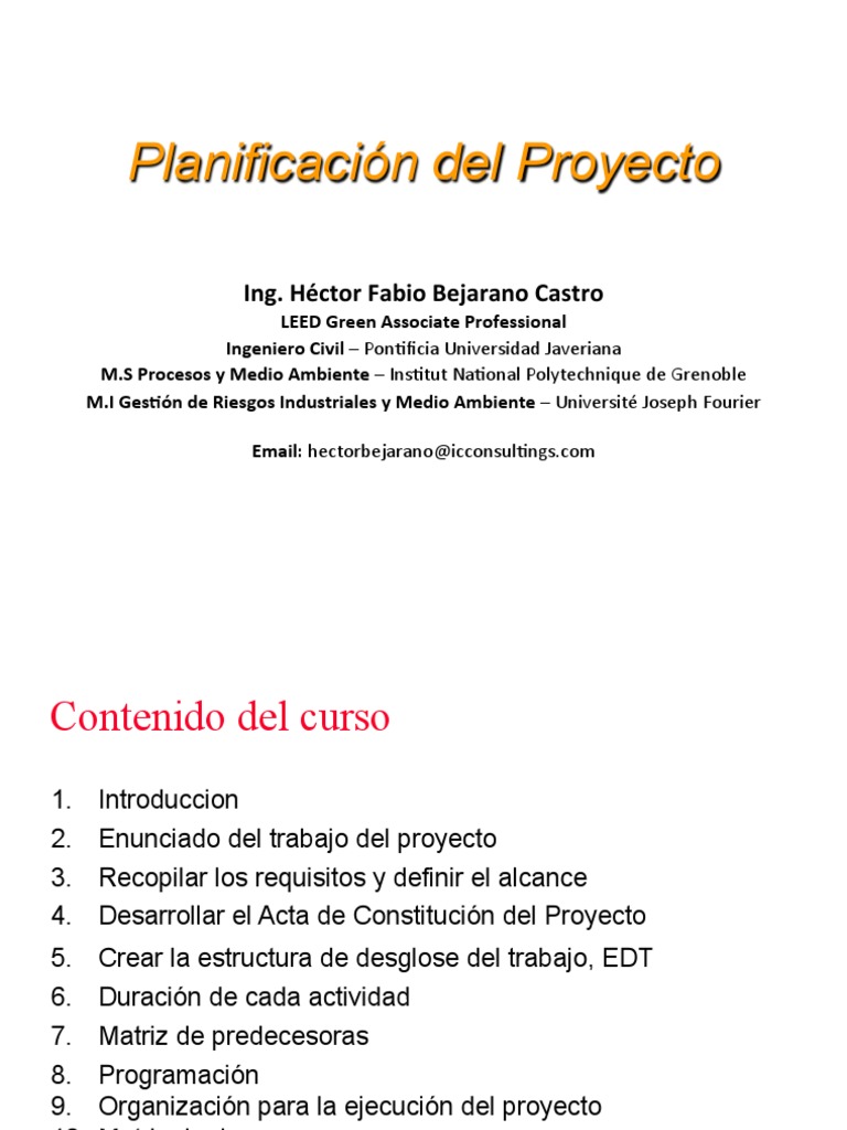 Planeacion de Proyectos 2022 | PDF