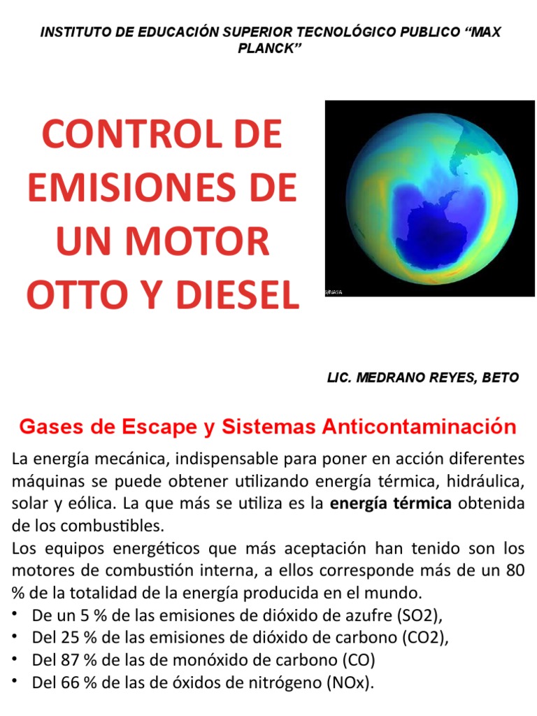 Control de Gases de Escape | PDF | Gases de efecto invernadero | Combustión