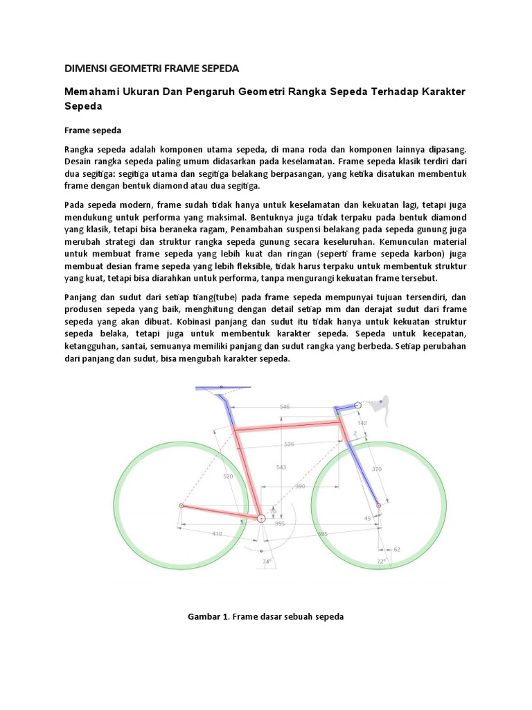 Teori Pembuatan Frame Sepeda 1 | PDF