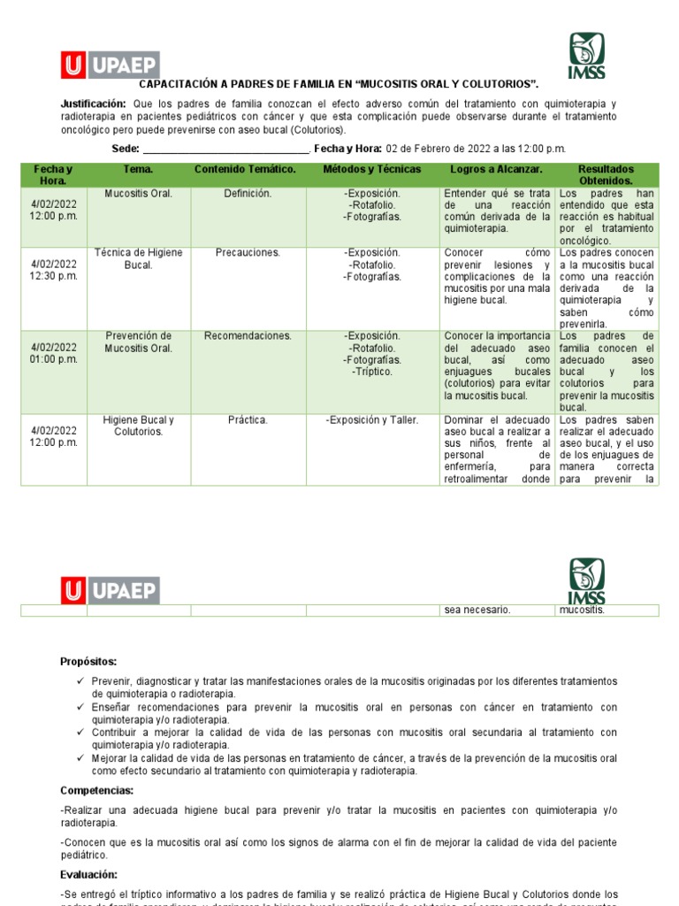 Carta Descriptiva | PDF | Quimioterapia | Medicina