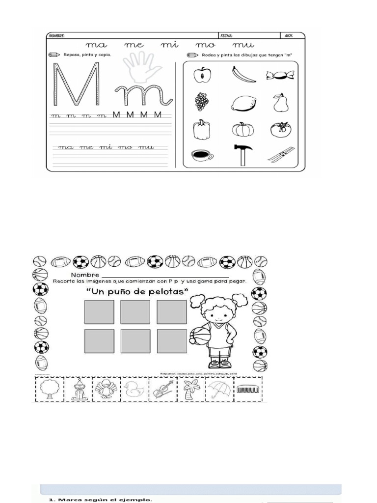 Actividades Grado 1 para Imprimir | PDF