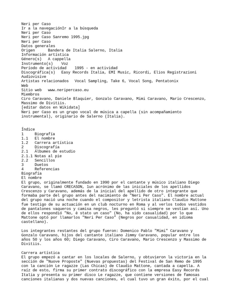 Historia de Neri per Caso | PDF | Estudios de idiomas extranjeros | Arte