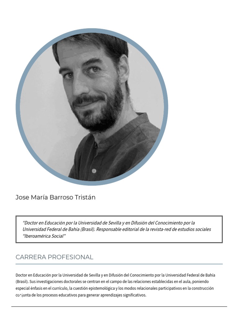 Jose María Barroso Tristán - Universidad Camilo José Cela | PDF ...