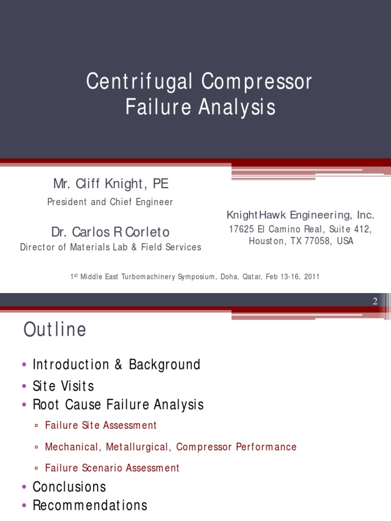 Centrifugal Compressor Disaster-Explosion Texas A-M Paper | PDF ...