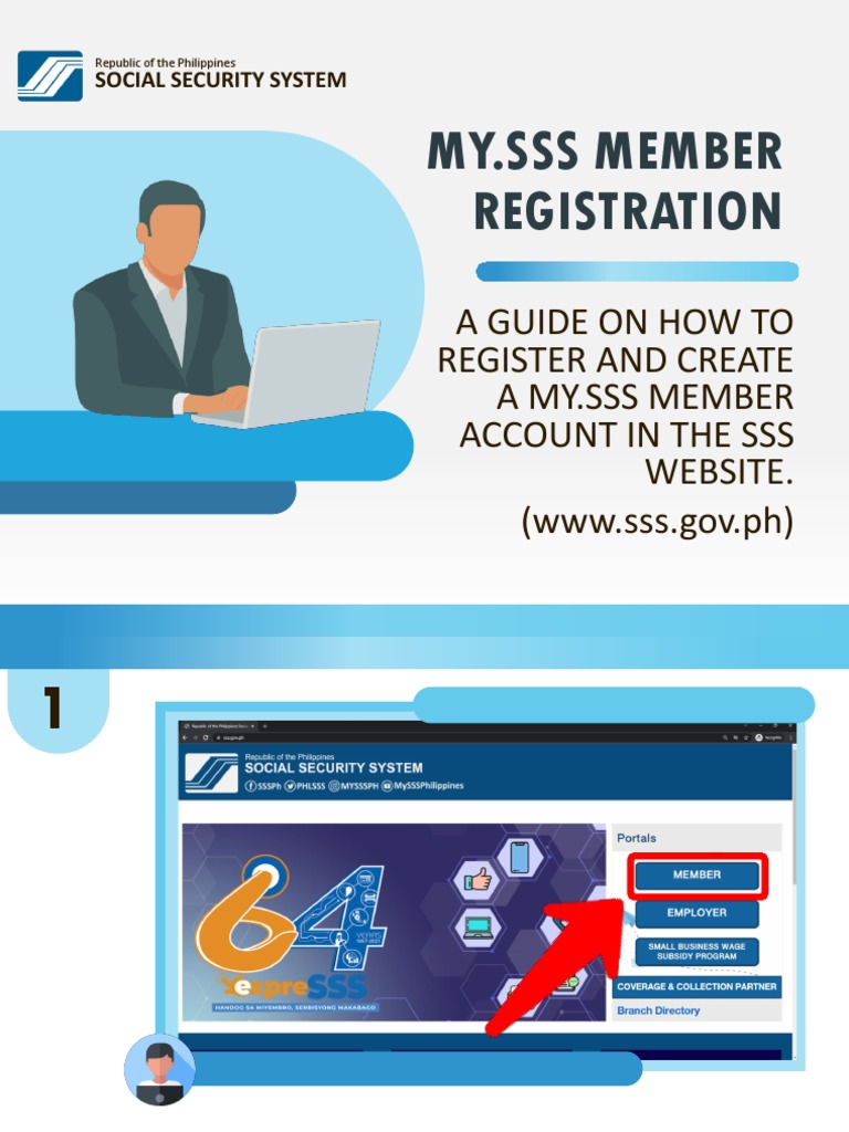 My - Sss Member Registration Guide 03232022 | PDF | Computing | Service ...