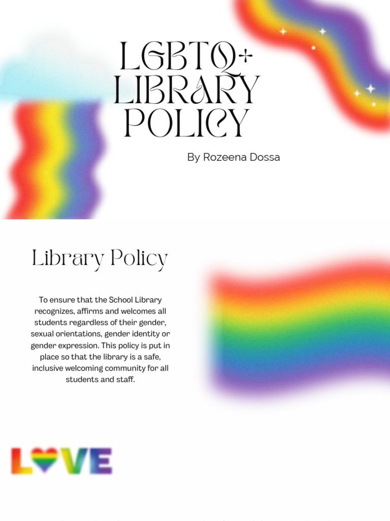 LGBTQ Library Policy | PDF | Libraries | Lgbt
