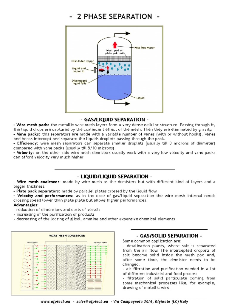 2ph 3ph Separation | PDF | Liquids | Applied And Interdisciplinary Physics