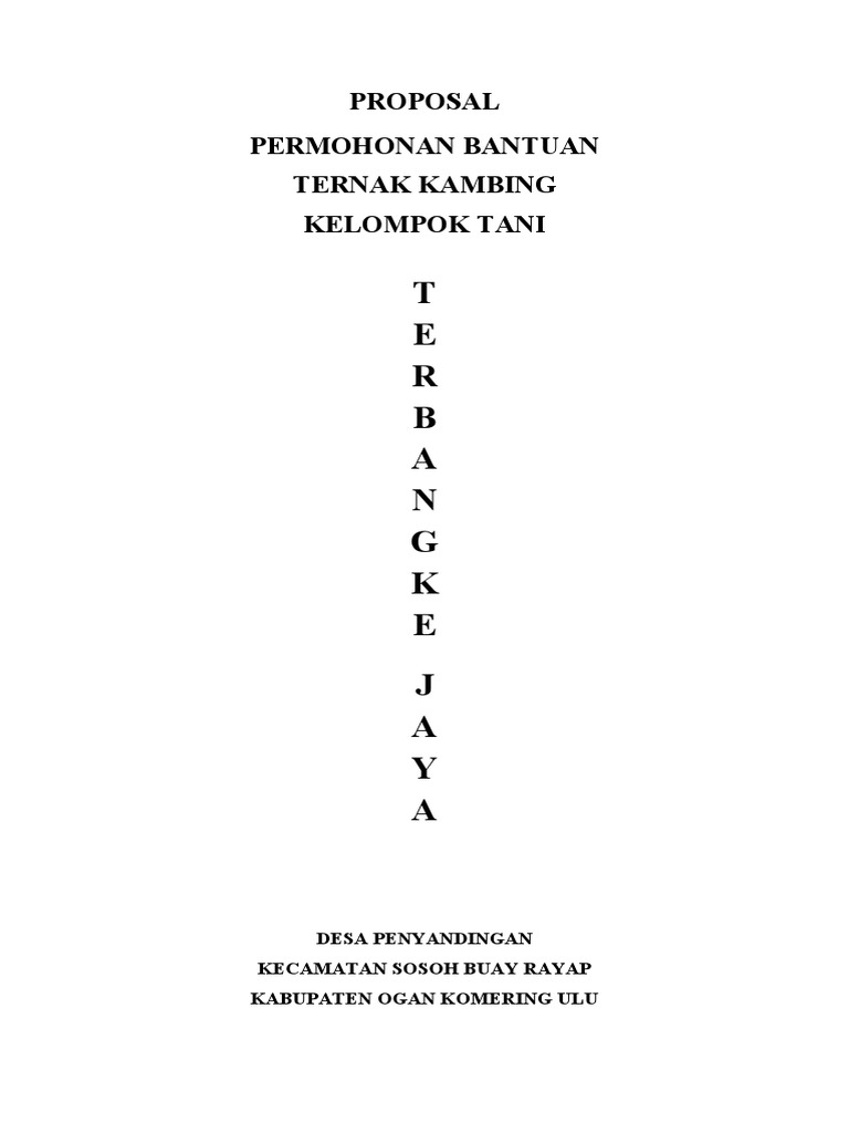 PROPOSAL Kolam Bioflok | PDF