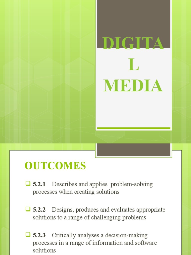 Digital Media | PDF | Multimedia | Software