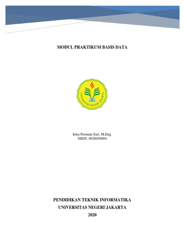 09 Lasbheet Praktikum Basis Data 3-DML Part II | PDF 09 Lasbheet Praktikum Basis Data 3-DML Part II | PDF