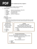 Lesson Plan in English 4 Elemenets of The Story (Third Quarter) Cot 2 ...