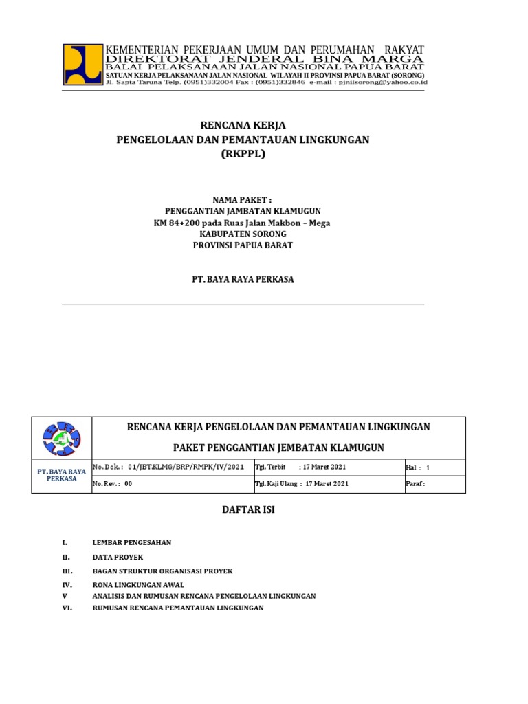 RKPPL Klamugun | PDF