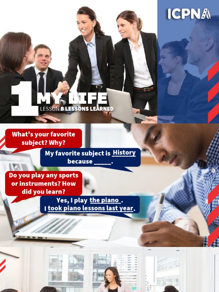 Unit 01 My Life - Lesson B | PDF | English Language | Syllable