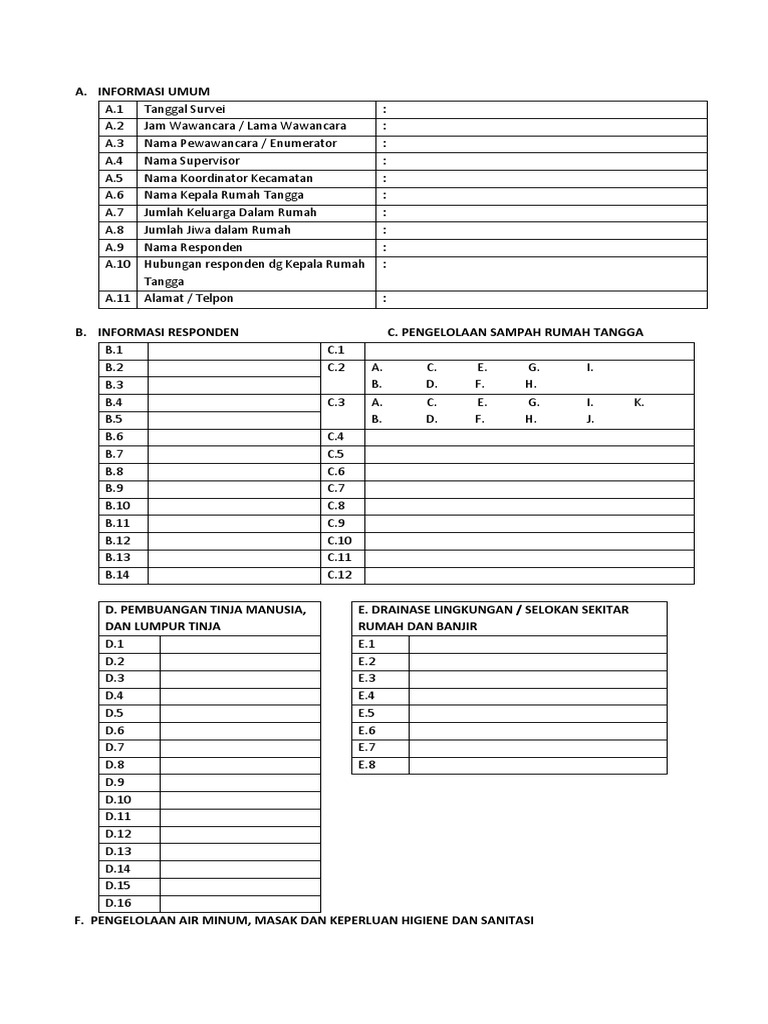 Form Studi Ehra | PDF