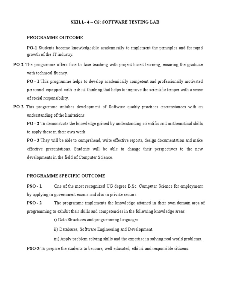 Software Testing Lab Programs Pdf C Programming Language Pointer Computer Programming