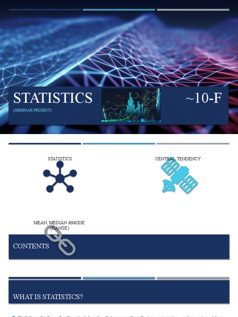 STATISTICS Class 10 | PDF | Mean | Mode (Statistics)
