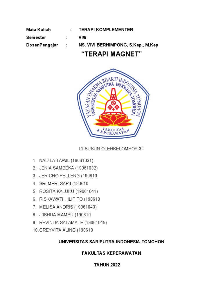 Kelompok 3 Terapi Magnet | PDF | Sains & Matematika