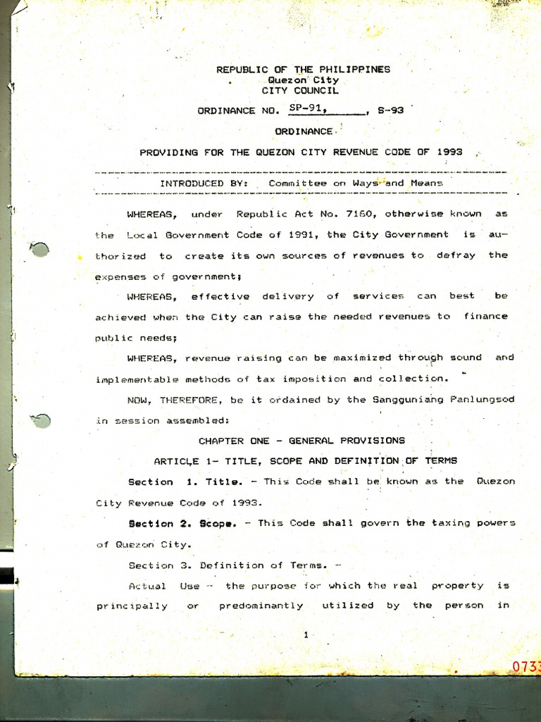 Sp-0091, S-1993 (Revenue Code) | PDF