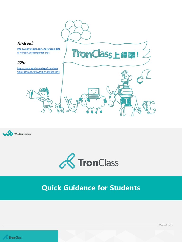 TronClass Instructions Student 20210611 PDF | PDF | Test (Assessment ...