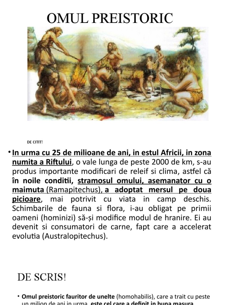 Omul Preistoric | PDF