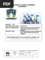 CBLM 1 - Carpentry NC Ii Core 1 | PDF