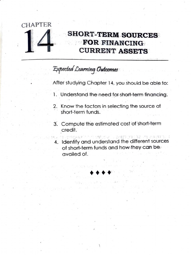 Chapter 14 Financial Management by Cabrera | PDF