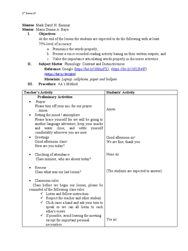 Distinguishing Words Through Distinctive Pronunciation: A Lesson on ...