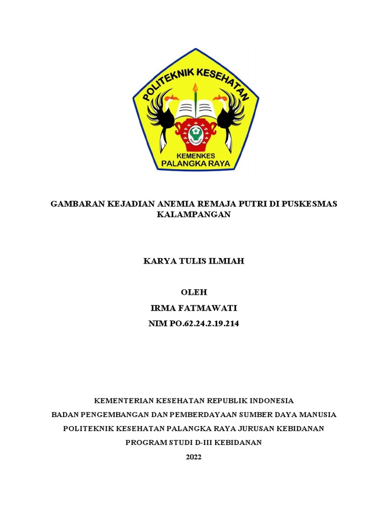 Kti Irma Fatmawati | PDF | Kesehatan Holistik