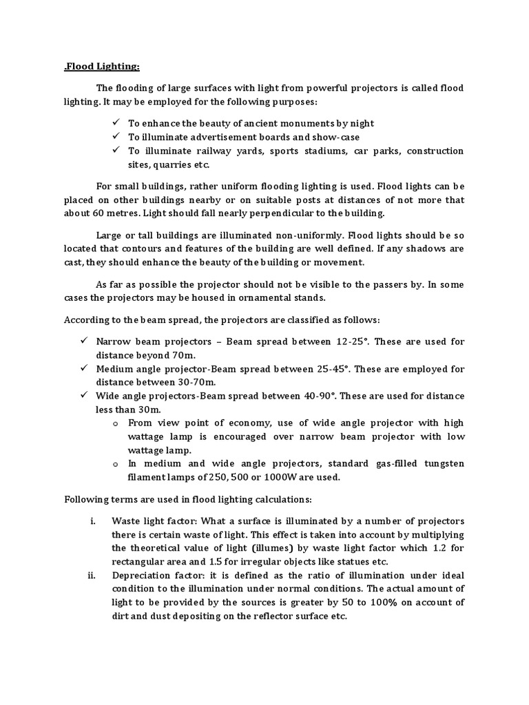 Flood Lightning | PDF