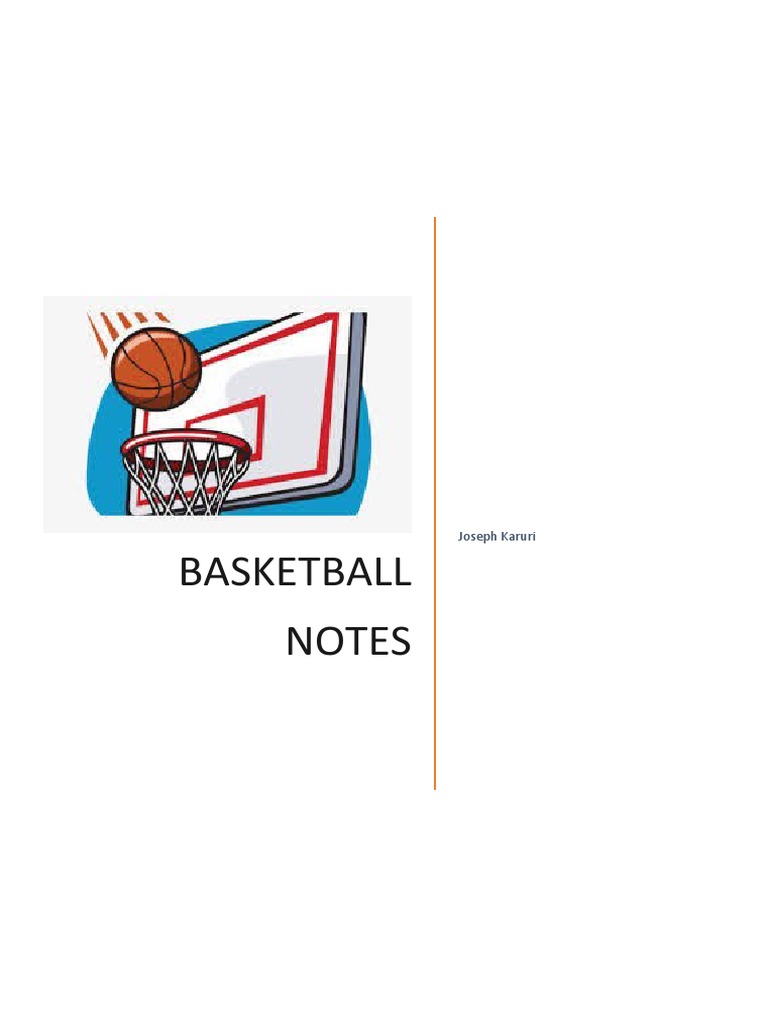 Basketball Notes: Joseph Karuri | PDF | Basketball Positions | Team Sports