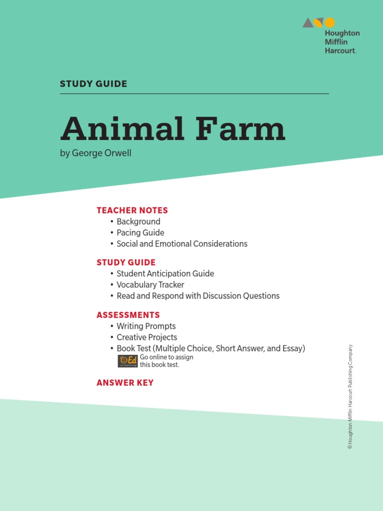 Animal Farm: Study Guide | PDF
