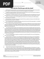 The Cowardly Lion and The Hungry Tiger - Answers | PDF