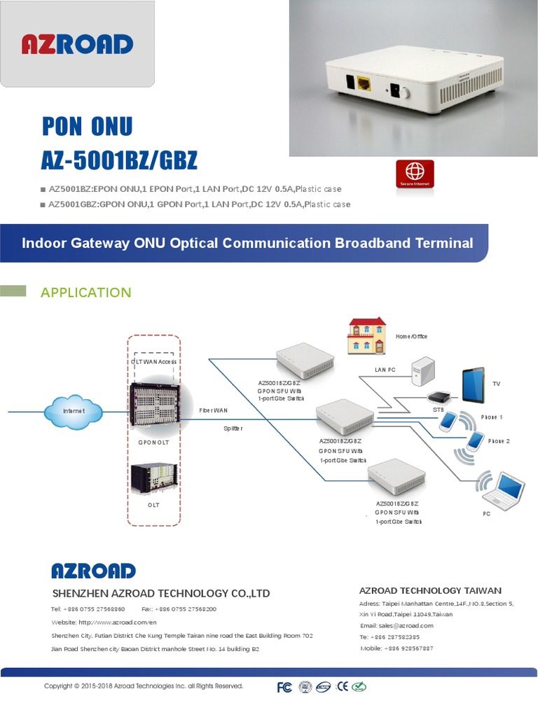 AZ5001 Datasheets EN.v1.1-201802010 | PDF | Computer Science | Information Age
