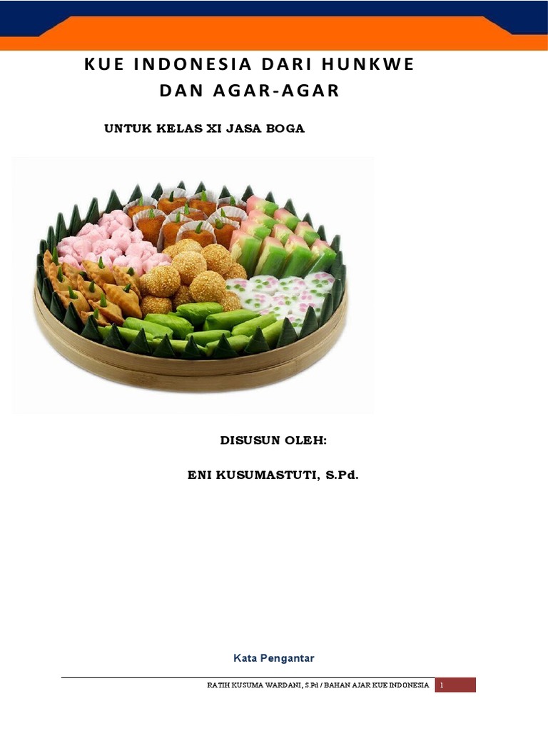 Kue Indonesia: Hunkwe dan Agar-Agar | PDF | Karier & Perkembangan