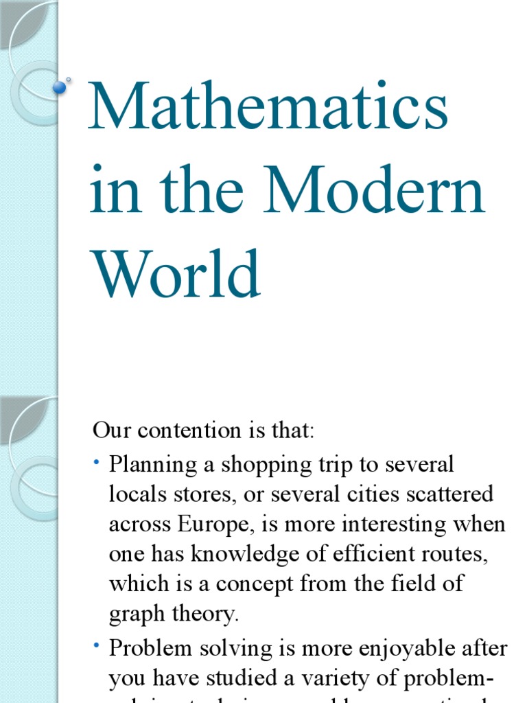 Nature of Mathematics (Lesson 1.1 & 1.2) | PDF | Pattern | Mathematics