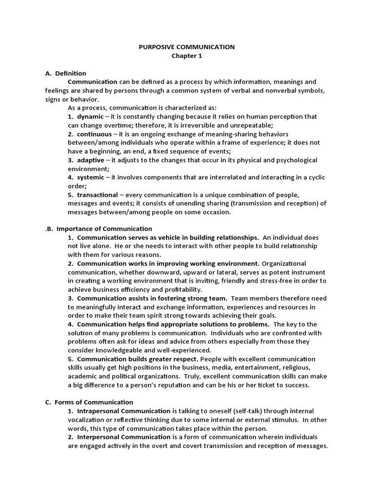Understanding Purposive Communication | PDF | Career & Growth ...
