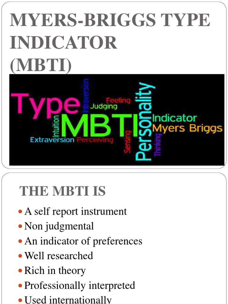 Myers-Briggs Type Indicator (MBTI) | PDF | Extraversion And ...