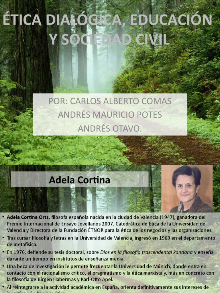 Ética Dialógica y Educación Social | PDF | Teorías filosóficas